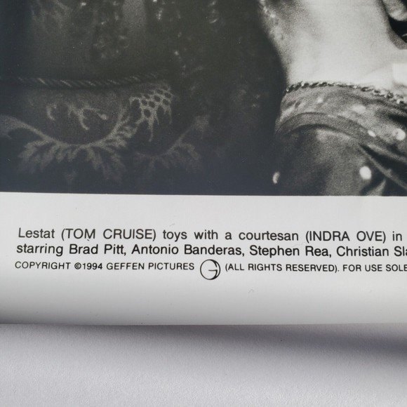 Art | Tom Cruise Indra Ove Interview With The Vampire 8x1 Bw Presshoto ...